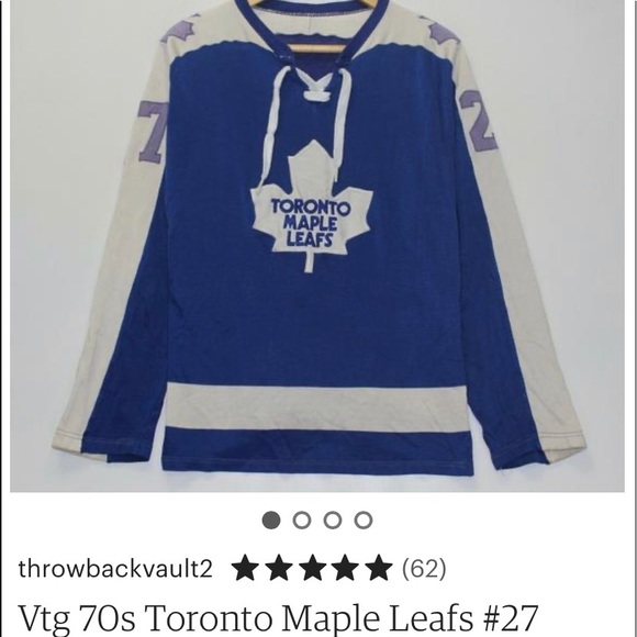 original nfl jersey | Shirts | Vintage Toronto Maple Leafs Jersey ...